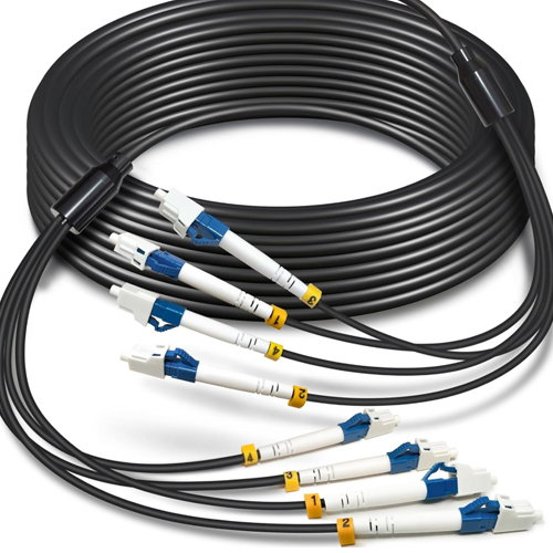QTECH FIBER OPTIC CABLE ARMORED OUTDOOR, OM3, 8 CORE – KSBSTORES